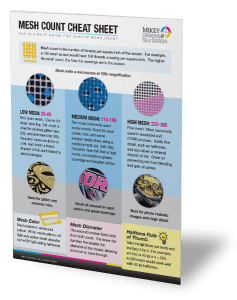 Mesh Cheat Sheet - ActionSeps™ T-Shirt Printing Separation Software ...