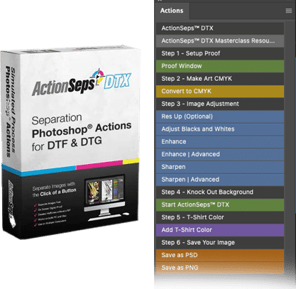 ActionSeps™ DTX - DTF & DTG Separation Software - ActionSeps™