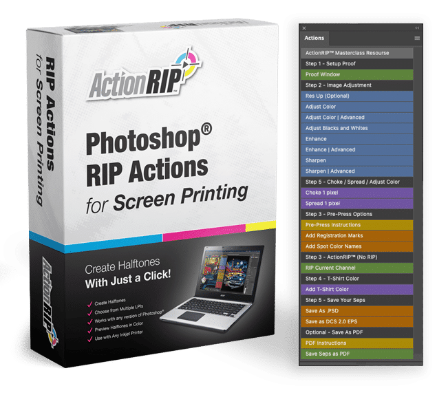 The Secret to Creating Halftones for Screen Printing - ActionRIP™