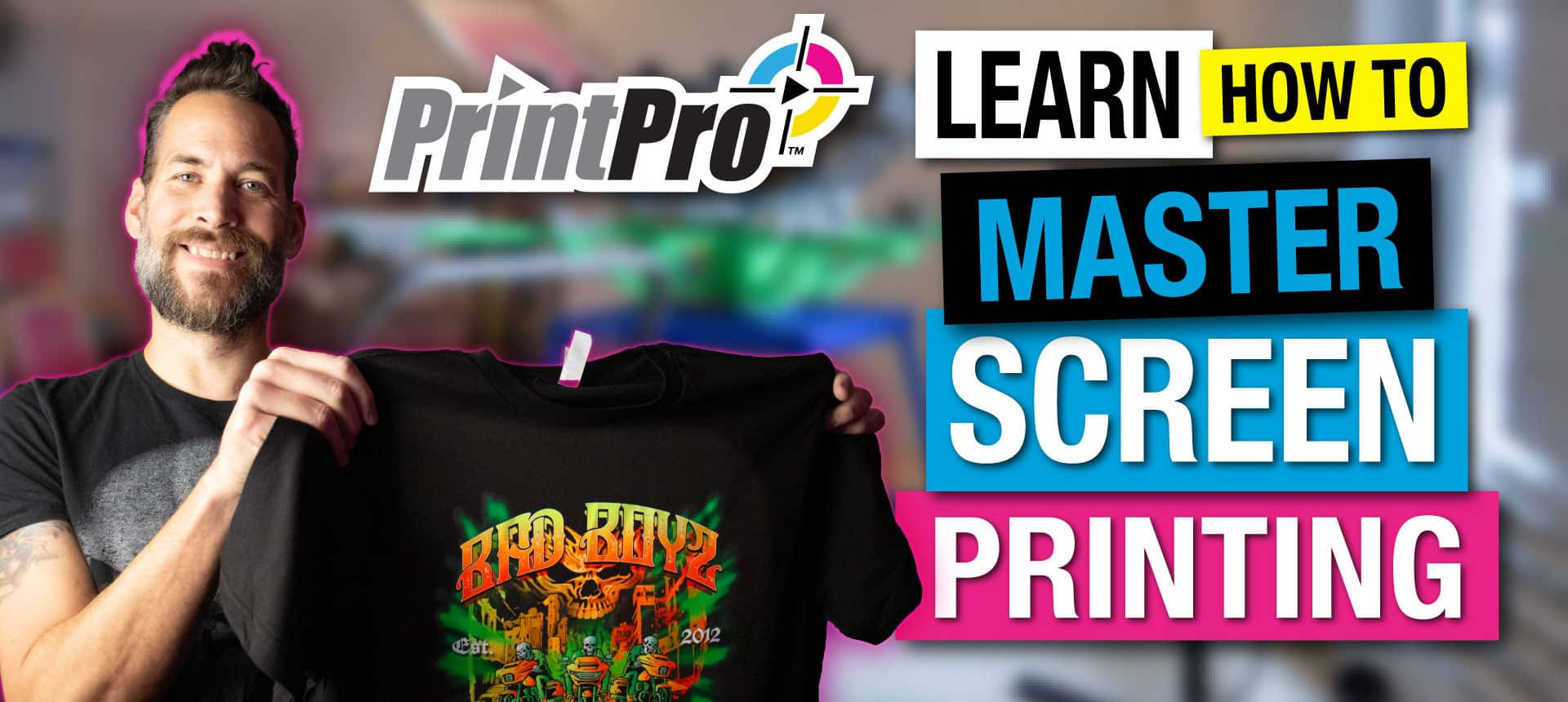 PrintPro™ Screen Printing Masterclass - ActionSeps™ T-Shirt Printing ...